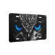 Owl blue eyes license plate | Zazzle