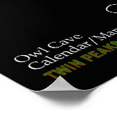 Owl Cave Map - Twin Peaks Poster | Zazzle