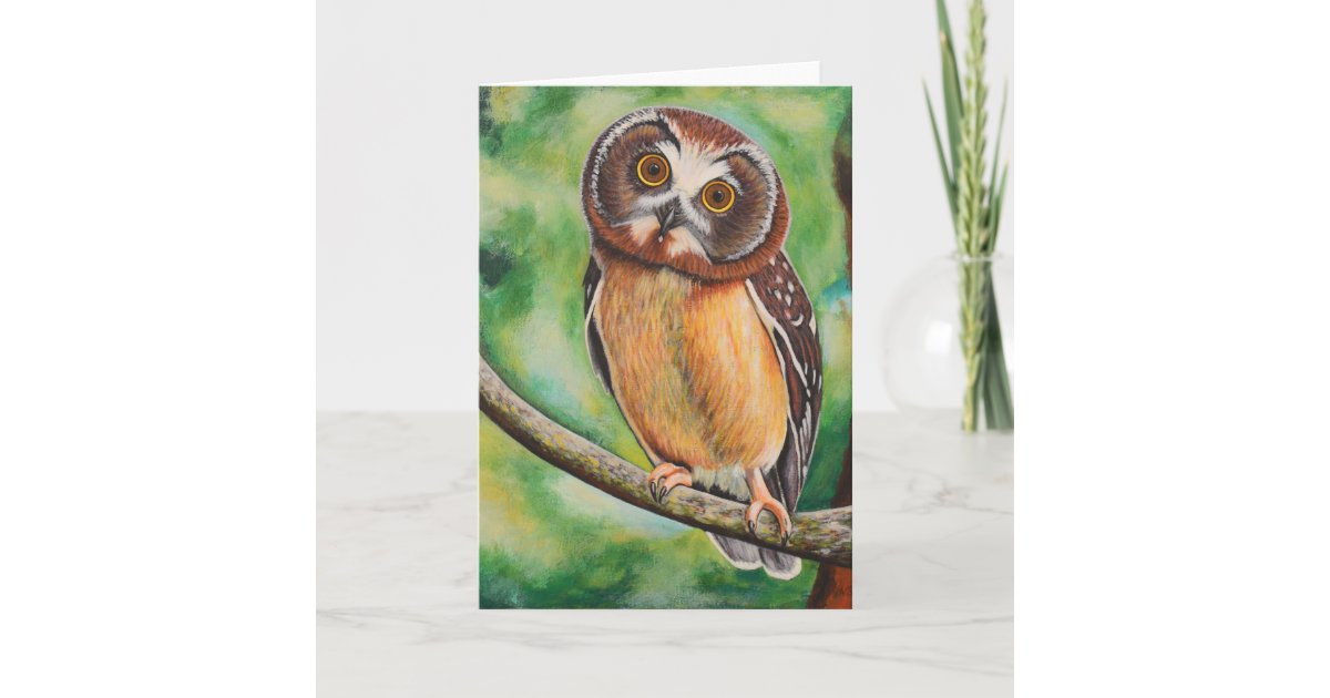 Owl Greeting Card | Zazzle