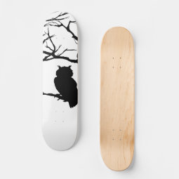 Owl / Skateboard | Zazzle