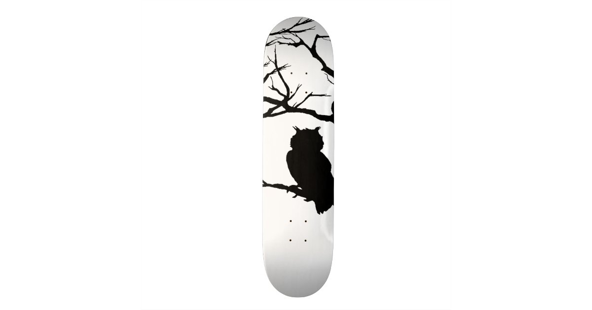 Owl / Skateboard | Zazzle.com