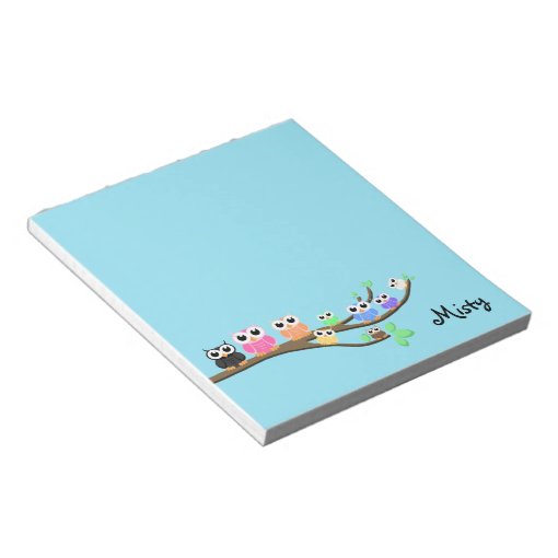 "OWL Together Now" Notepad | Zazzle