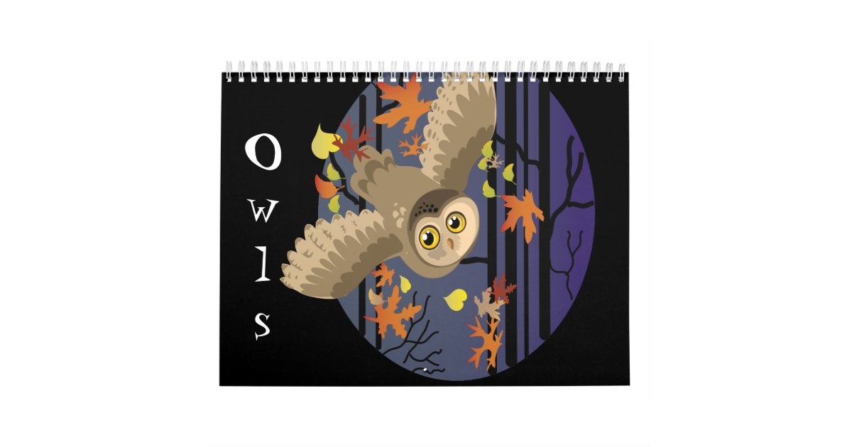 Owls, Calendar | Zazzle
