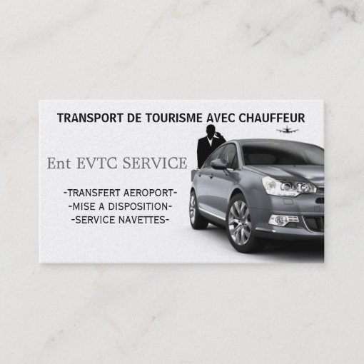 Owner of Cars of Transport with Driver Business Card | Zazzle
