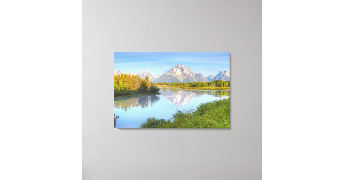 Oxbow Bend Canvas Print | Zazzle