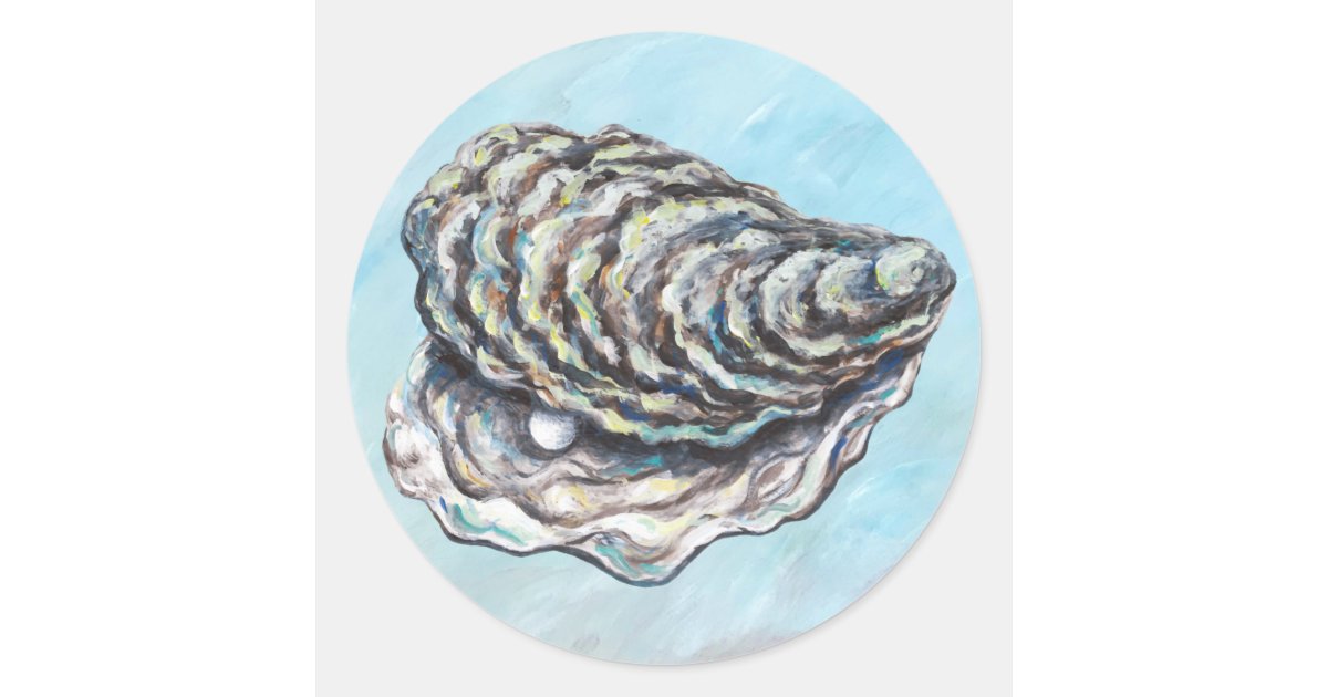 Oyster Sticker | Zazzle