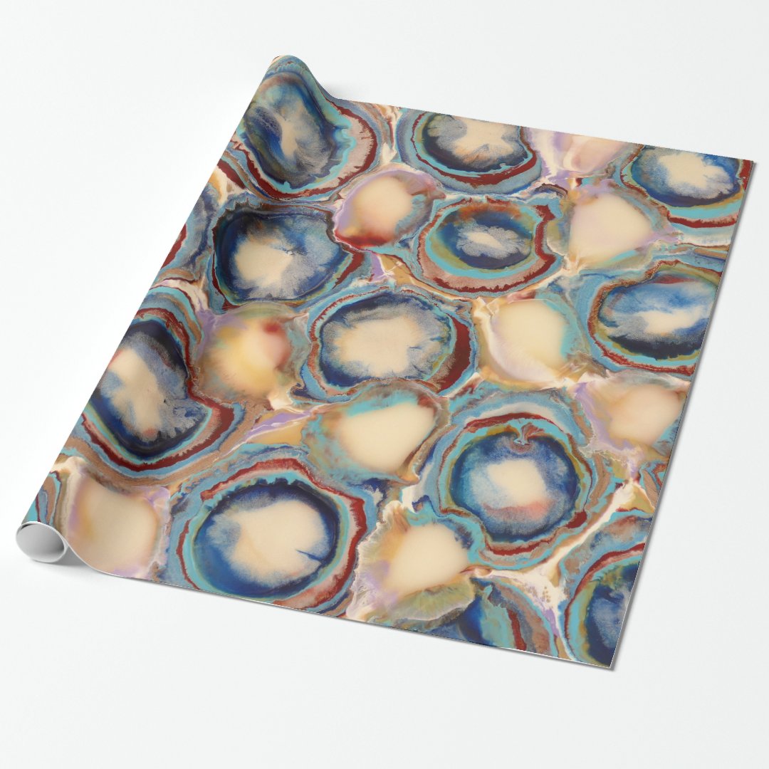 Oysters and Agates Wrapping Paper | Zazzle