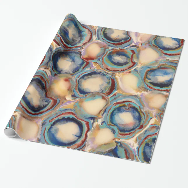 Oysters and Agates Wrapping Paper | Zazzle