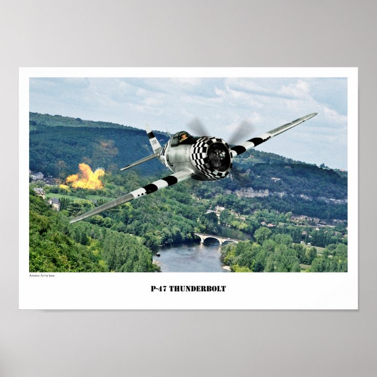 P-47 Thunderbolt Poster | Zazzle