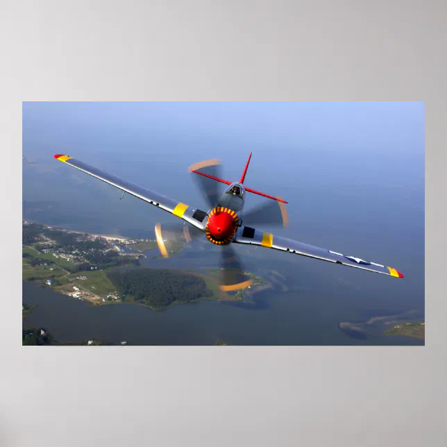 P-51 Mustang Poster | Zazzle