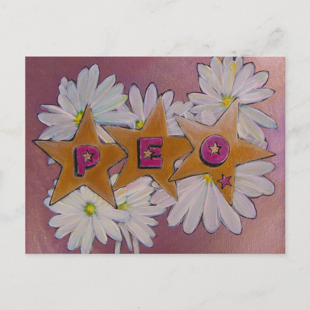 P.E.O. Sisterhood Postcard | Zazzle