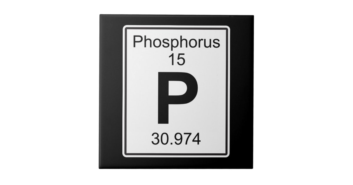 P - Phosphorus Tile | Zazzle
