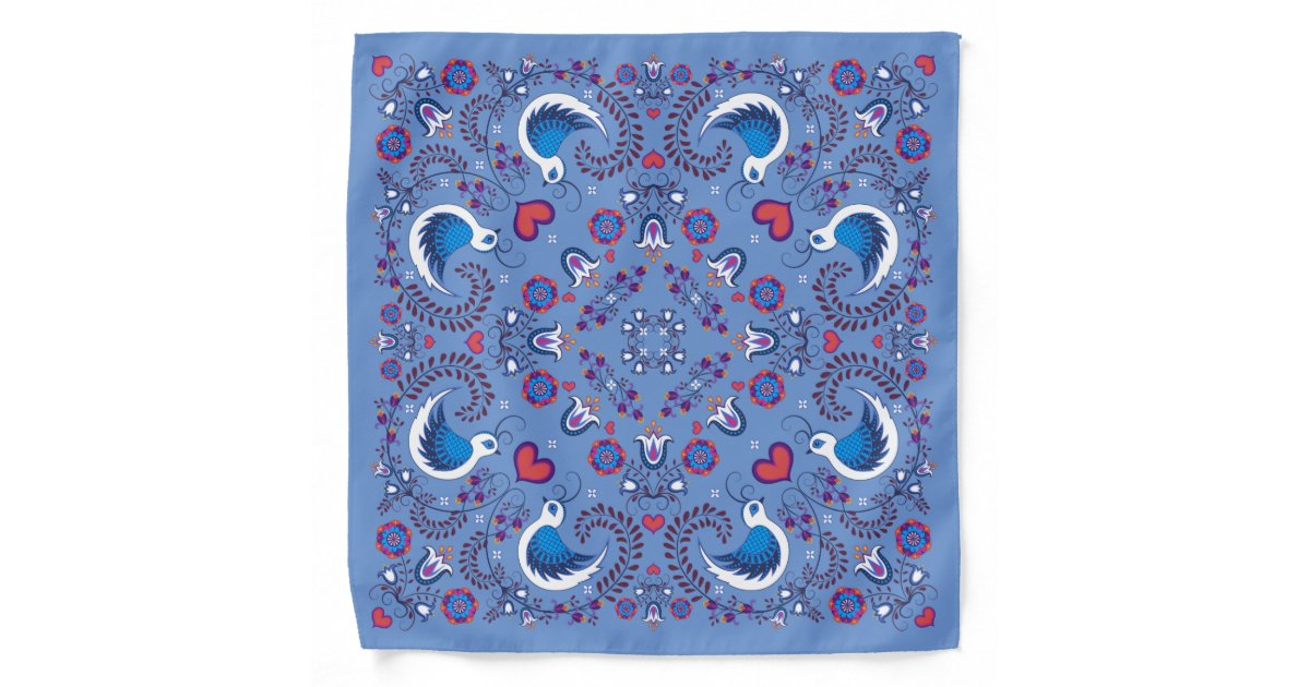 PA Dutch Folk Art Bandana | Zazzle