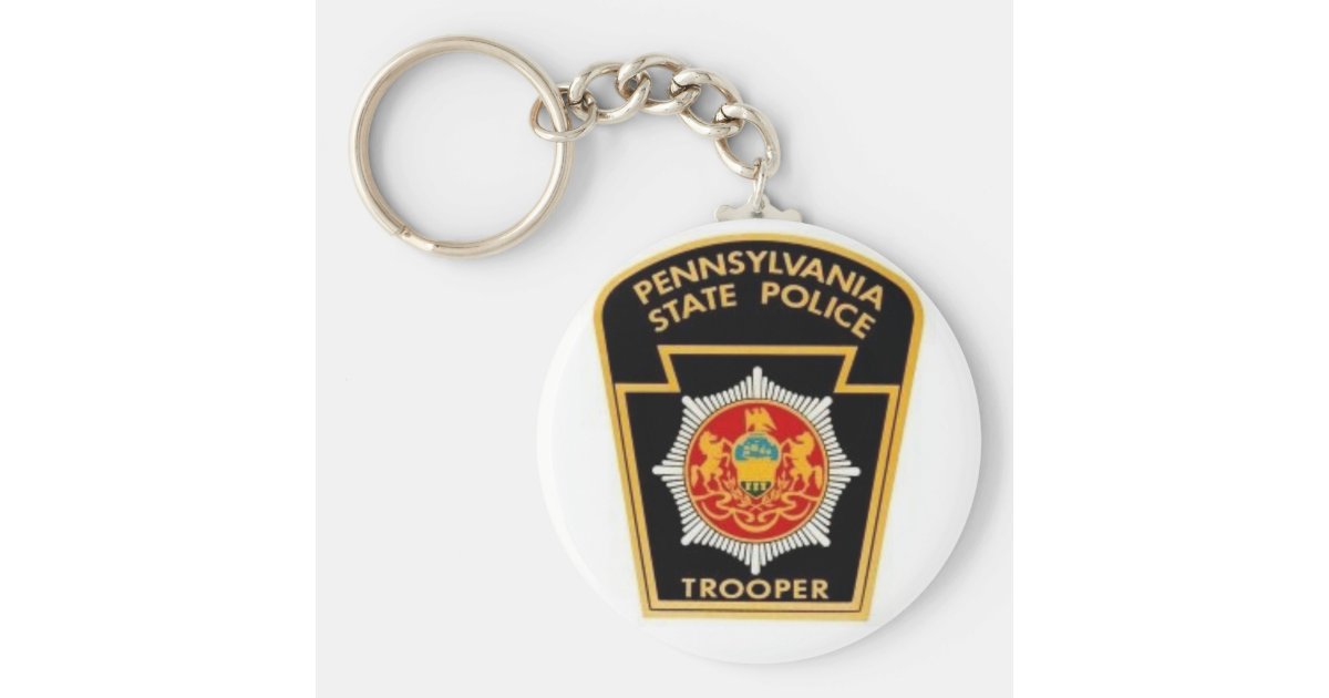PA STATE POLICE key chain | Zazzle.com