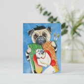 Pablo Pug-casso Postcard | Zazzle