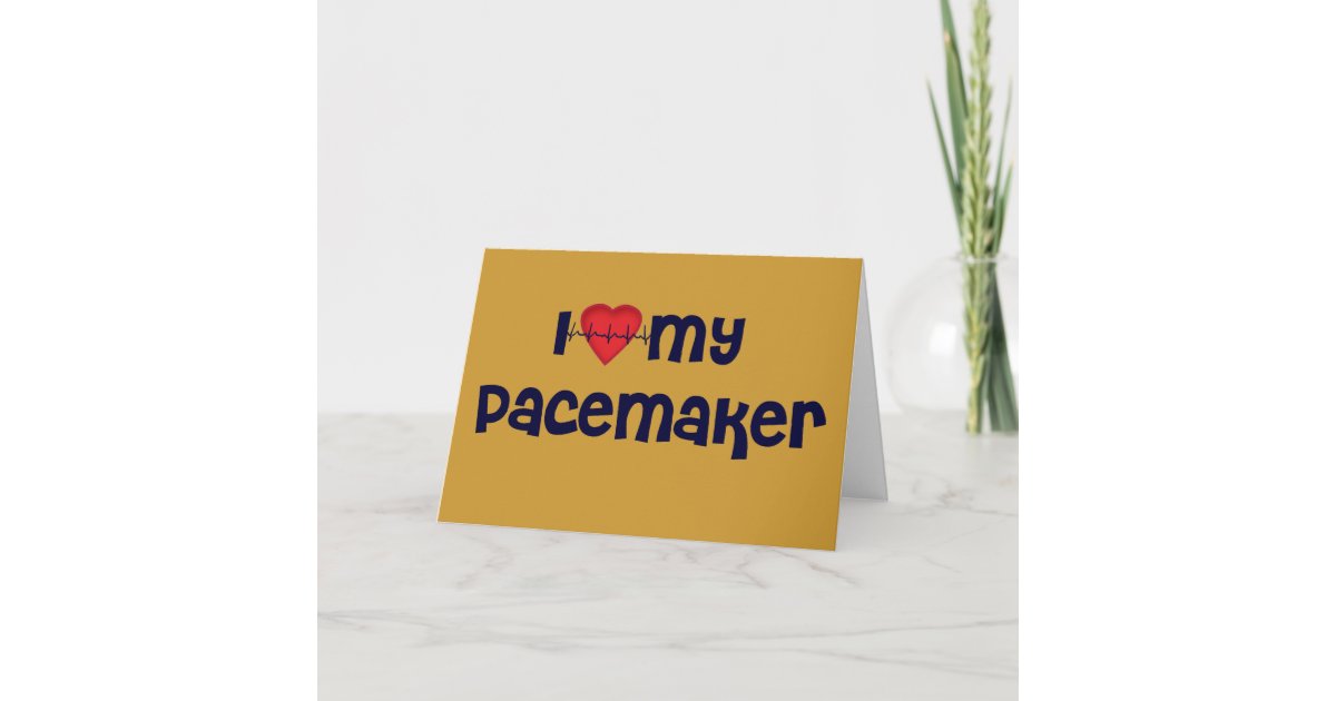 Pacemaker T-shirts | Get Well Gifts Card | Zazzle