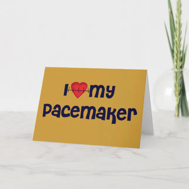 Pacemaker T-shirts | Get Well Gifts Card | Zazzle
