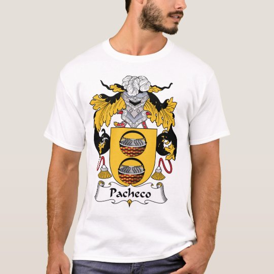 Pacheco Family Crest T-Shirt | Zazzle.com