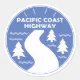 Pacific Coast Highway Classic Round Sticker | Zazzle