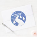 Pacific Coast Highway Classic Round Sticker | Zazzle