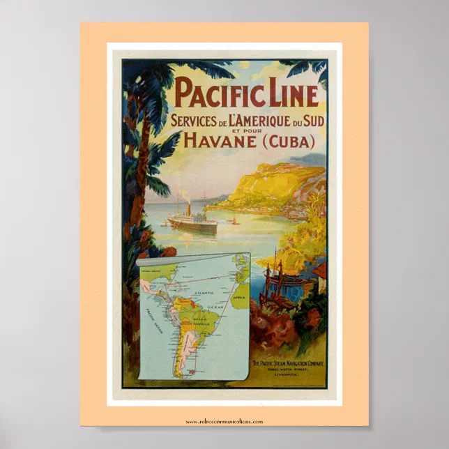 Pacific Line Poster | Zazzle