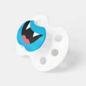 PACIFIER cute vampire monster MOUTH aqua blue | Zazzle