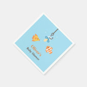 Pacifier Fish Bait Fishing Baby Shower Supplies Napkins | Zazzle