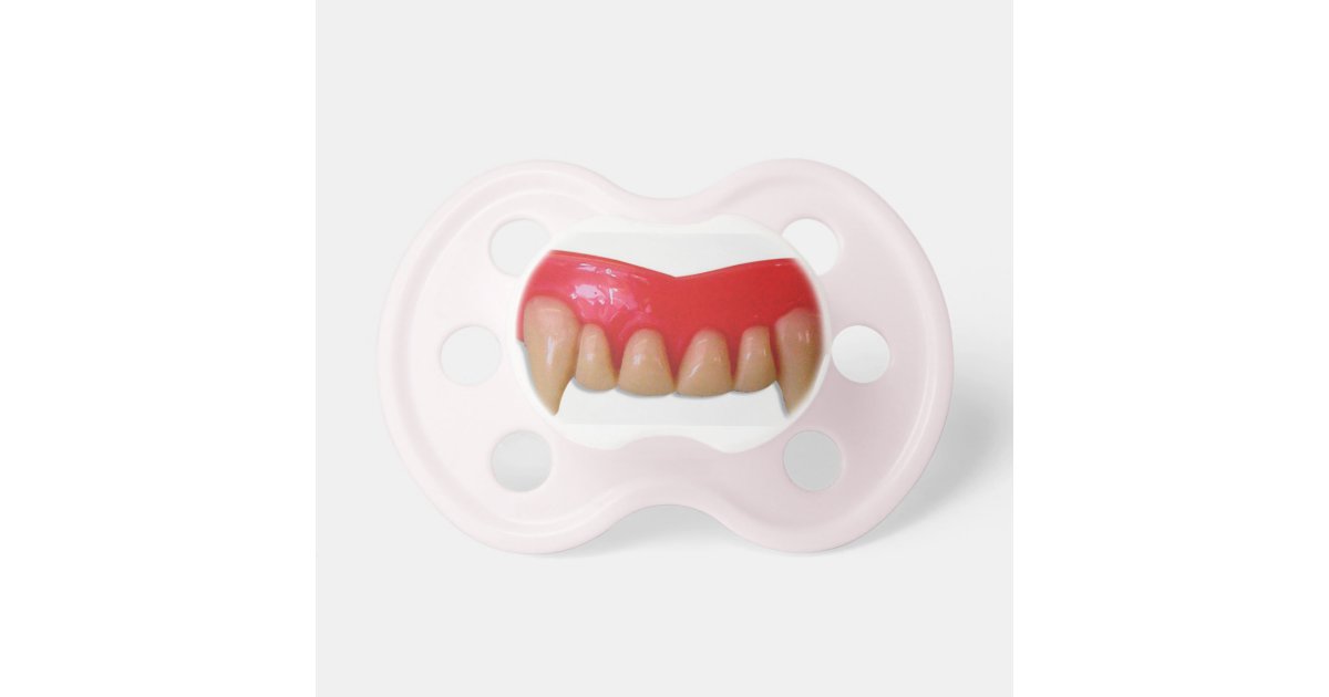 pacifier, tooth, vampire pacifier | Zazzle