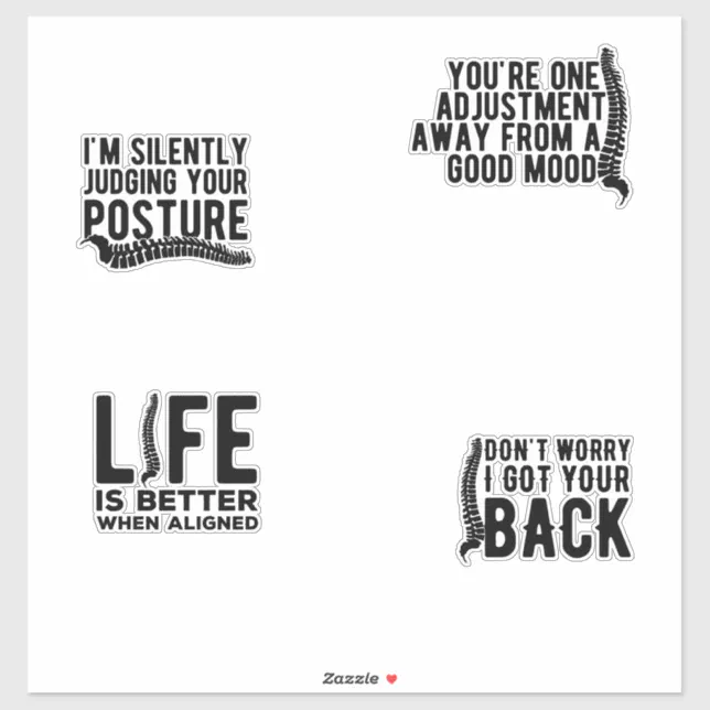 Pack Chiropractor Chiropractic Sticker | Zazzle