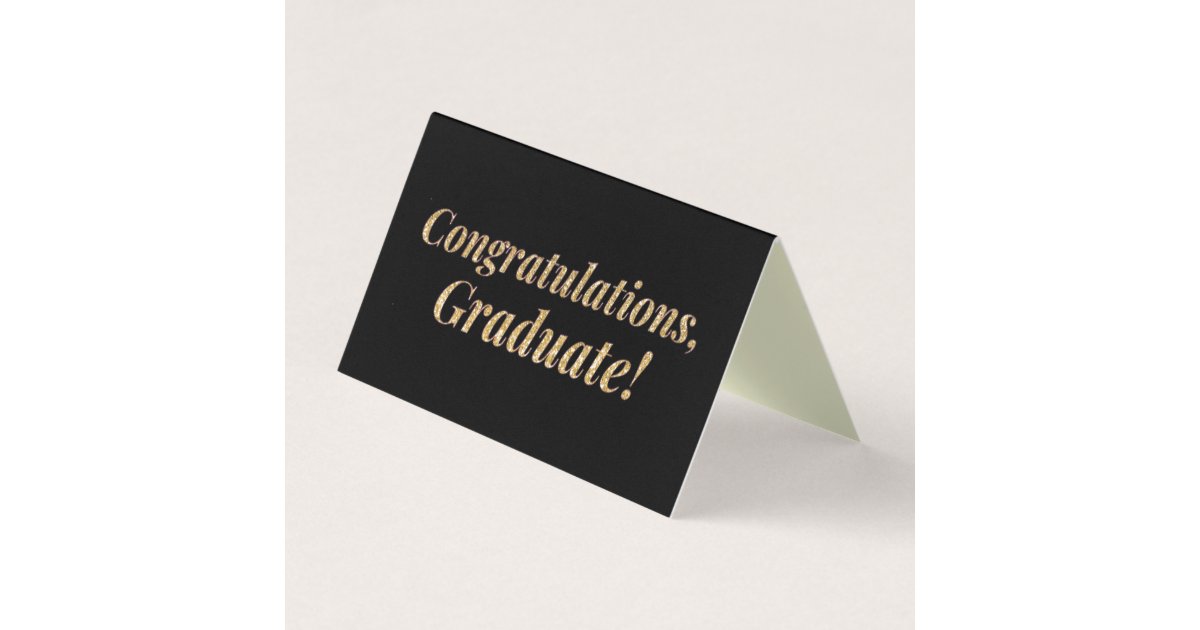 Pack of 25 Congratulations Glitter Graduation | Zazzle