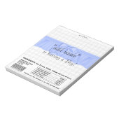 Pack of Baby Shower Candy Bar Wrapper Party Favor Notepad | Zazzle