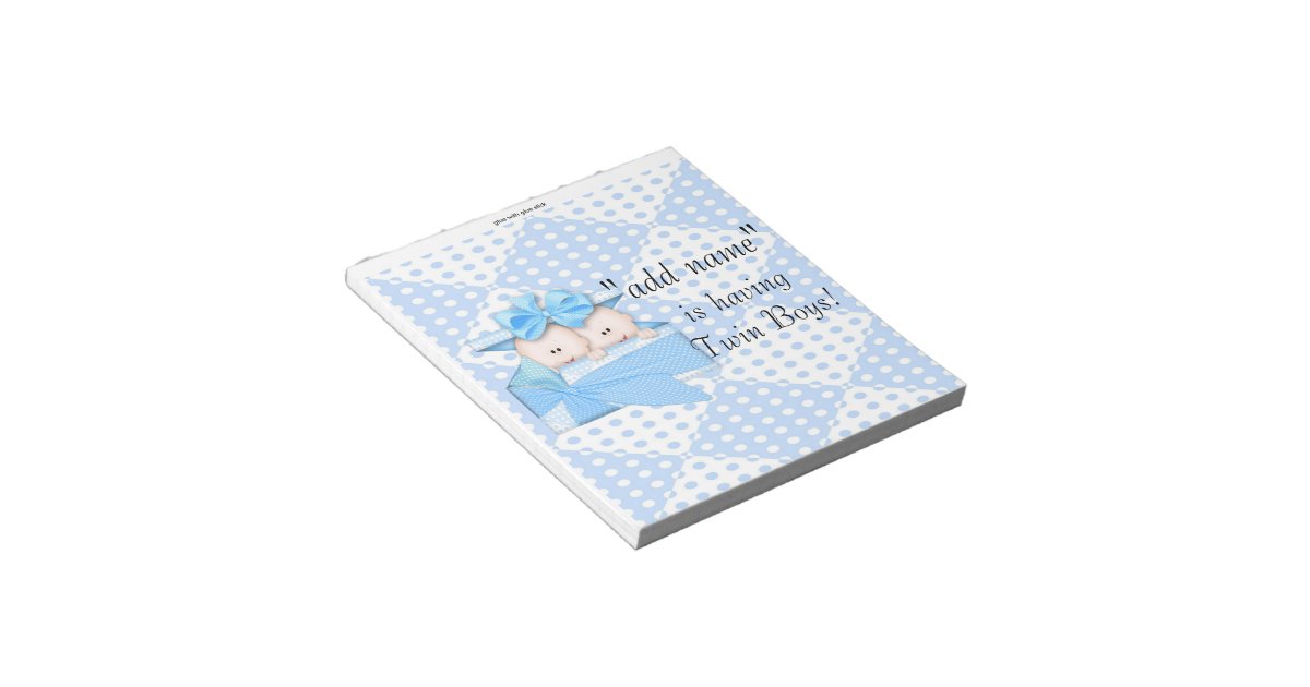Pack of Baby Shower Candy Bar Wrappers Party Favor Notepad | Zazzle