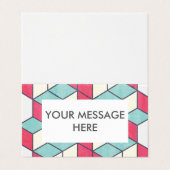 Pack of Puzzle pattern card with editable text | Zazzle