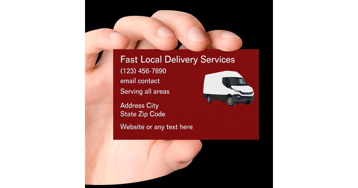 Package Courier And Delivery Services Business Card | Zazzle