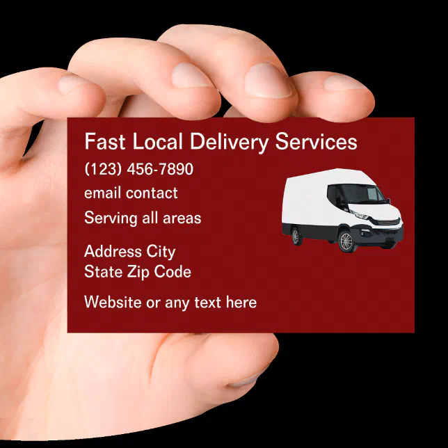 Package Courier And Delivery Services Business Card | Zazzle