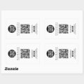 Packaging Logo QR Code Shipping Box Seal Label | Zazzle