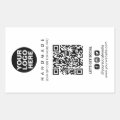 Packaging Logo QR Code Shipping Box Seal Label | Zazzle