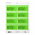 Packing Moving Organizing Labels - Master Bedroom | Zazzle