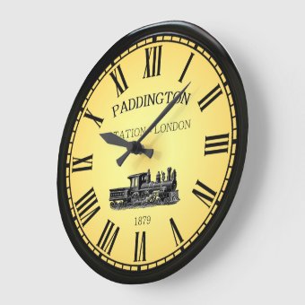 Paddington RR Station ~ London England ~ 1879 ~ Large Clock | Zazzle