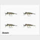 Paddlefish Oval Sticker | Zazzle