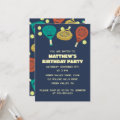 Padel Tennis Themed Custom Party Invitation | Zazzle
