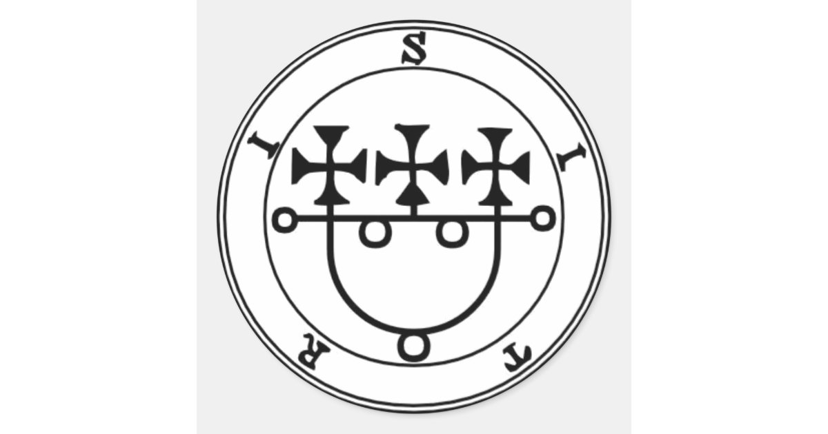 Padivo Sitri Goétia Classic Round Sticker | Zazzle