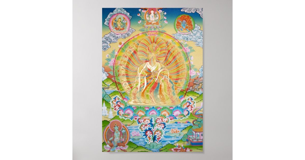 Padmasambhava Rainbow Body Poster | Zazzle