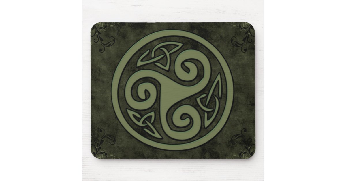 Pagan Celtic Triskelion Mouse Pad | Zazzle