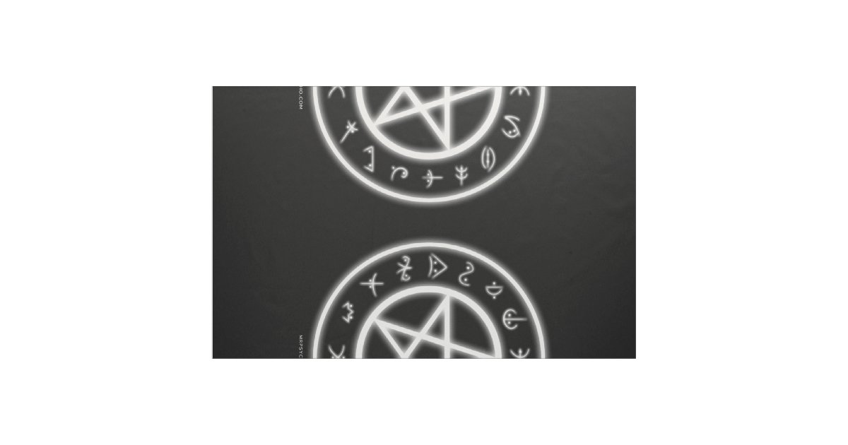 Pagan Symbols Fabric | Zazzle