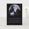 Pagan Wicca Winter Solstice Raven and Cats Card | Zazzle