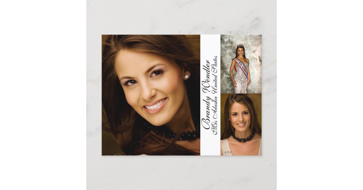 Pageant Autograph/Comp Card | Zazzle