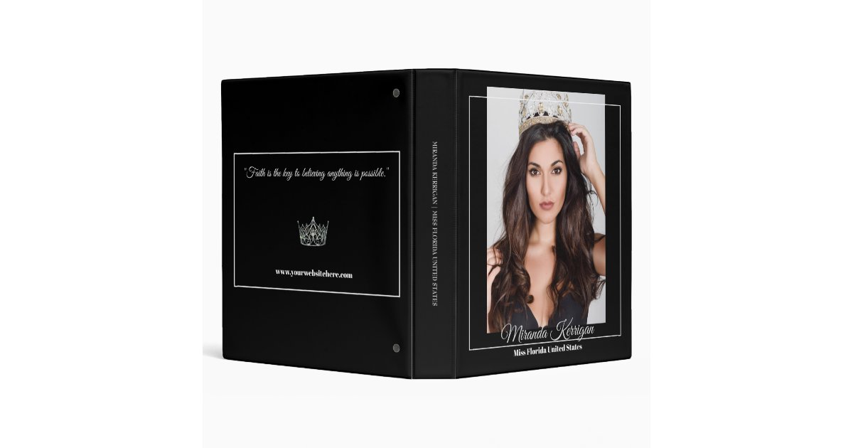 Pageant Binder | Custom Photo Notebook | Zazzle