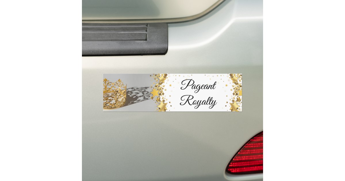 Pageant Bumper Sticker | Zazzle