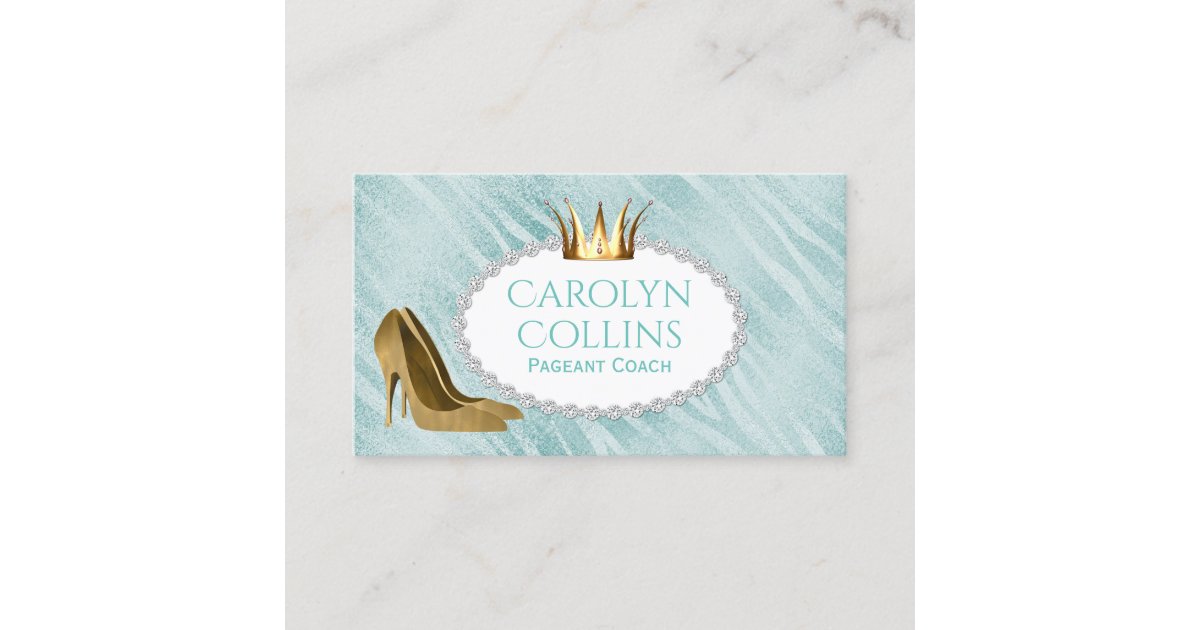 Pageant Coach Business Card | Zazzle
